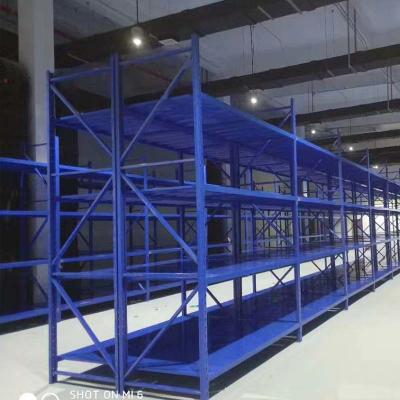China Industrial Rivet Shelving 5 Tier Warehouse Storage Rack 100kg-500kg Per Layer Powder Coating for sale