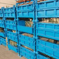 China Heavy Duty Foldable Storage Cage - Steel Construction with 380 Ton Monthly Capacity and 30 Unit MOQ for sale