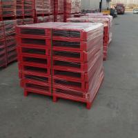 China Industrial Steel Pallet 3000KG Load Capacity with Zinc Coating - Custom 2-Way/4-Way Forklift Access for sale