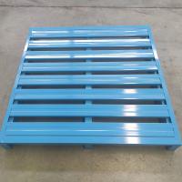 China Custom Steel Warehouse Pallet 3000KG Capacity - Heavy Duty Metal Pallet with 2-Way/4-Way Entry Options for sale