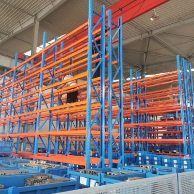 China Industrial Warehouse Pallet Rack Steel Storage Shelving 500-4000kg Capacity Custom Height for sale