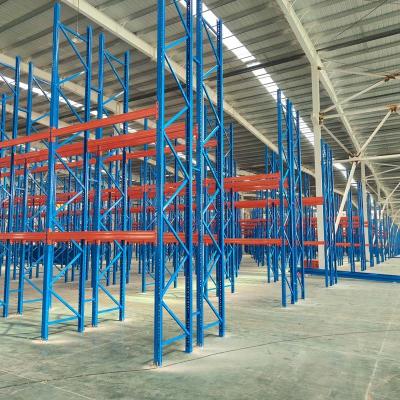 China Heavy Duty Warehouse Pallet Rack - Custom Steel Storage System with 500-4000kg Capacity per Shelf for sale