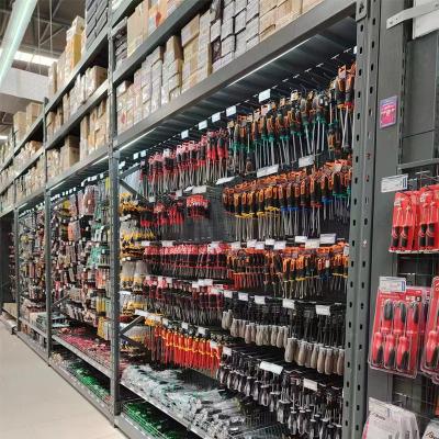 China Customizable Supermarket Gondola Shelving with Adjustable Height and 5000 Units Monthly Capacity for Retail Display for sale