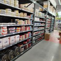 China Heavy Duty Metal Supermarket Shelves - Adjustable Height & Customizable Load Capacity for Retail Stores for sale