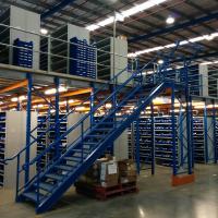 China Custom Heavy Duty Steel Mezzanine Floor Platform - 500 Ton Capacity, Multi-Level Warehouse Storage Racks for sale