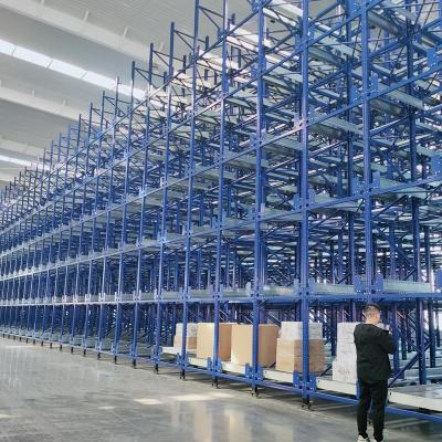 China Customized High Density Shuttle Racking System - Steel Pallet Rack with 400 Ton Capacity and Automated Storage for sale