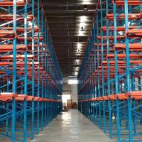 China Customized Drive-In Pallet Racking System 2-7 Levels Heavy Duty Steel Warehouse Storage for sale