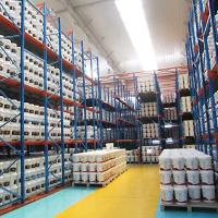 China 2-7 Level Drive In Pallet Racking System with Customized Depth for Heavy Duty Warehouse Storage for sale