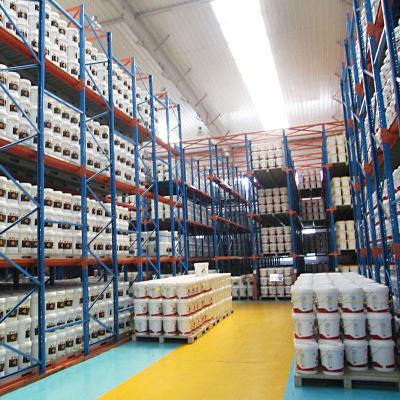 China 2-7 Level Drive In Pallet Racking System with Customized Depth for Heavy Duty Warehouse Storage for sale