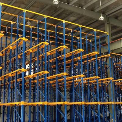 China Heavy Duty Drive Through Racking System with 2-7 Levels and 450 Ton Capacity for Warehouse Storage for sale