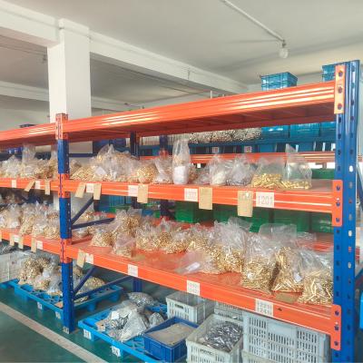 China 4 Layer Adjustable Boltless Shelving Storage Rack 2000kg Capacity Steel Shelf for sale