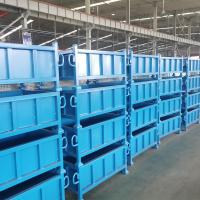 China Customizable  Foldable Warehouse Storage Pallet Box Storage Mesh Bins for sale