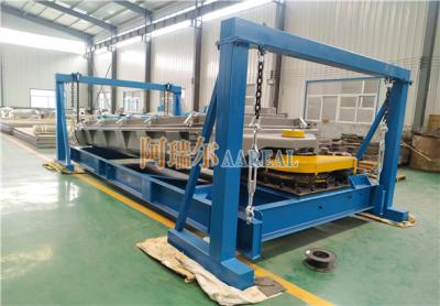 China Rotex Gyratory Screen Machine 3 Deck 1800x4000mm 6-8 TPH Stainless Steel Silica Sand Sifter for sale