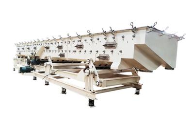 China Three-Mass Fully Balanced Vibratory Conveyor for Sugar & Salt - 30m Length, 185t/h Capacity, Low Noise Under 75dB for sale