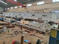 China Stainless Steel Balanced Vibratory Conveyor for 80TPH Raw Sugar with 1800mm Trough Width and 6.7-10.8Hz Frequency for sale
