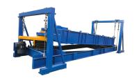 China 1800*3600mm 3 Deck Side Access Door Gyratory Screen for Dry Silica Sand Classification Easy Screen Repacement for sale