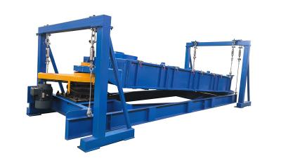 China 1800*3600mm 3 Deck Side Access Door Gyratory Screen for Dry Silica Sand Classification Easy Screen Repacement for sale