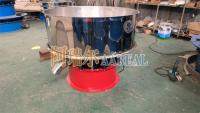 China 1200mm Stainless Steel Hot Soybean Milk Vibrating Filter Sieve 1.1kw for Slurry Solid Liquid Separation for sale