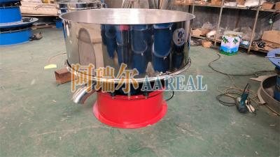China 1200mm Stainless Steel Hot Soybean Milk Vibrating Filter Sieve 1.1kw for Slurry Solid Liquid Separation for sale