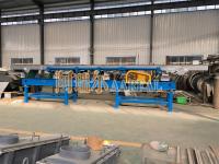 China Stainless Steel Teflon Coated Leaf Spring Vibratory Conveyor 600-2000mm Width with Cooling Function for Crumb Rubber for sale