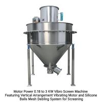 China Vibro Screen Machine 0.18-3 KW 50Hz/60Hz 2-4mm Amplitude 1-5 Layers Vertical Vibrating Motor for sale