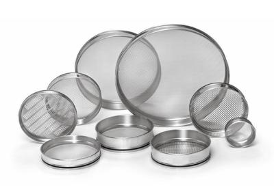 China GB ISO Standard Sieve Testing Equipment Stainless Steel Lab Sieve Shaker with 50mm Height and 0.6-0.7mm Wall Thickness for sale