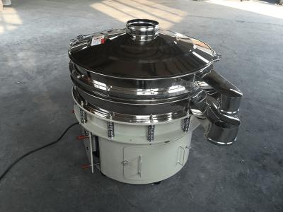 China Large Capacity Powerful Rotary Vibrating Screen for Fine Nickel Alloy Powder 1200mm for sale
