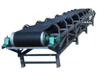China Industrial Belt Conveyor System 500-1400mm Width with 41-2996 t/h Capacity for Chemical Materials for sale