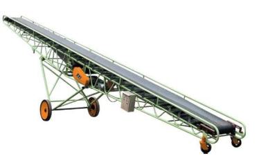 China Mobile Portable Rubber Belt Conveyor Machine 400-650mm Width with 3-15m Length and 40-265 t/h Capacity for sale