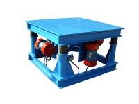 China Flat Deck Electric Motor Vibrating Table with 7.5KW Power and 80KN Force for Concrete Mould Compaction for sale