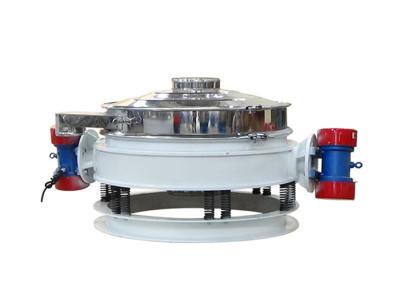 China Low Profile Flow-Thru Vibrating Safety Screener for Instant Noodles - 350mm to 1500mm Diameter, 0.1-0.4kw Power for sale