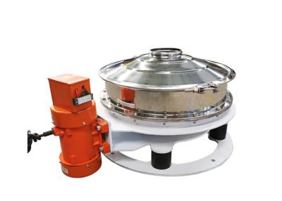 China 316L Low Profile Direct Discharge Vibrating Screen - 300mm Height, 2100mm Diameter Industrial Sieve Machine for sale