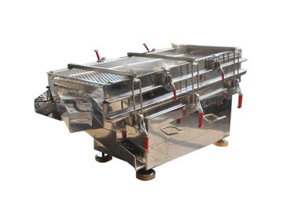China Stainless Steel Linear Vibrating Screen Machine 1-6 Layers 500-2000mm Width for Granule Pills for sale