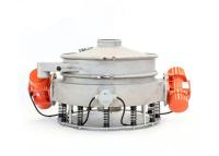 China Industrial Cement Inline Sifter Vibro Separator Machine Low Profile Flow Thru 800mm 380V for sale