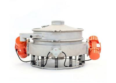 China Industrial Cement Inline Sifter Vibro Separator Machine Low Profile Flow Thru 800mm 380V for sale