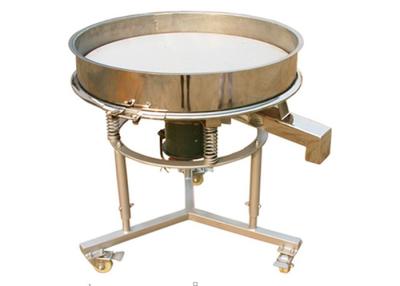 China High Frequency Rotary Vibrating Screen Machine for Ceramic Slurry - 3000 RPM, 3-15KN Force, Stainless Steel for sale