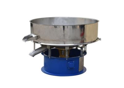 China Stainless Steel Circular Vibrating Screen Oil Paint Filter 800mm 0.55KW for sale