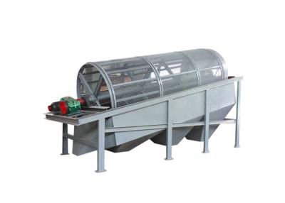 China 316L Stainless Steel Trommel Drum Screen Separator for Wood Chips - 5-200 t/h Capacity, 600-2000mm Drum for sale