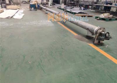 China 219mm Diameter 9000mm Length 316L Stainless Steel Food Grade Tubular Screw Conveyor Feeder for sale