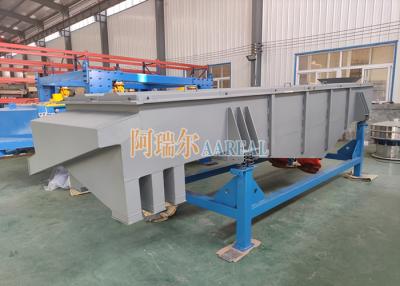 China 1800*4500mm Stainless Steel Multi Deck Rectangular Linear Vibrating Screen For Sea Salt for sale