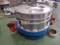 China Stainless Steel Low Profile Inline Vibrating Sieve 400mm to 1500mm for PVC Particles for sale