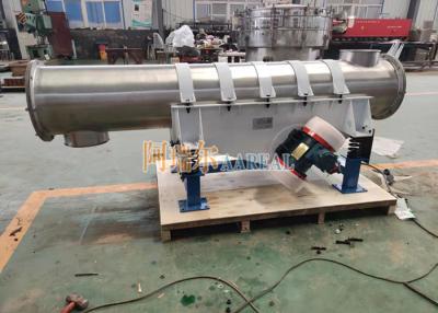 China 400mm Stainless Steel Tubular Vibrating Conveyor for Food Industry with 30-145 t/h Capacity for sale