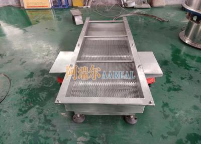 China Food Grade Stainless Steel Linear Vibrating Screen 450x1500mm for Black Soya Bean for sale