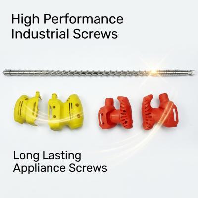 China Cr Mo Bimetallic Screw Barrel Industrial Screw For Electrical Parts for sale