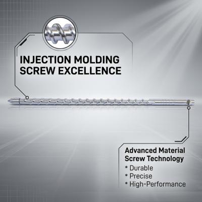 China Arburg Single Screw Barrel 30mm Injection Molding Machine Screw Assembly for sale