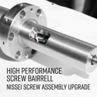 China 45mm NISSEI  Screw And Barrel Hard Alloy Injection Molding Screw for sale