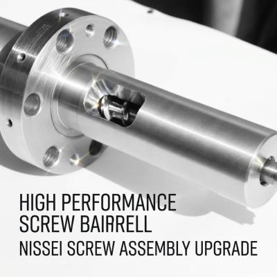 China 45mm NISSEI  Screw And Barrel Hard Alloy Injection Molding Screw for sale