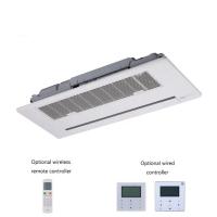 China One Way Cassette Type FCU Fan Coil Unit 400CFM Chilled Water Cassette Unit With Drain Pump for sale