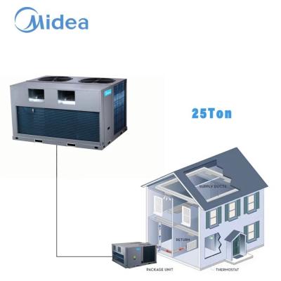 China Midea MRC Heat Pump Rooftop Unit 7.5-30 Ton Dual-Mode HVAC Solution When Your Building Demands Year-Round Comfort Delivered for sale