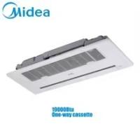 China Ultra-Slim One-Way Cassette FCU for Compact Commercial Spaces 153mm Slim Ceiling Cassette FCU with Built-in Drain Pump for sale